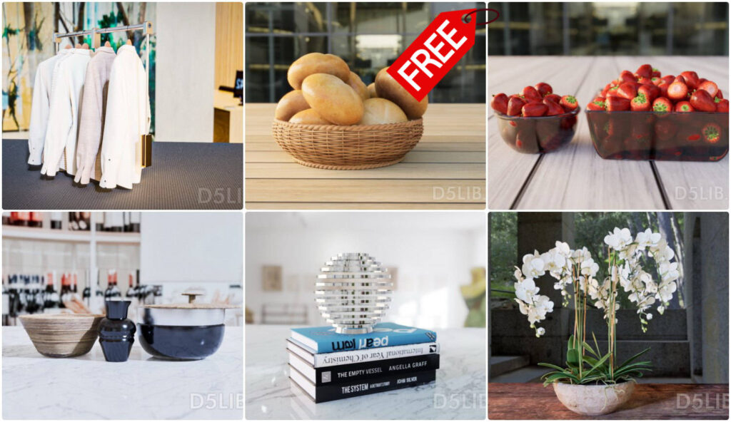 Free Plant Tree Model Assets for D5 Render Download-253