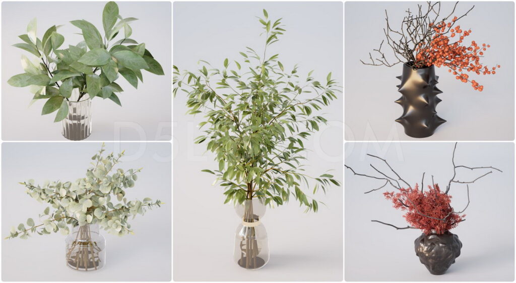 D5lib Decorative Vase 25