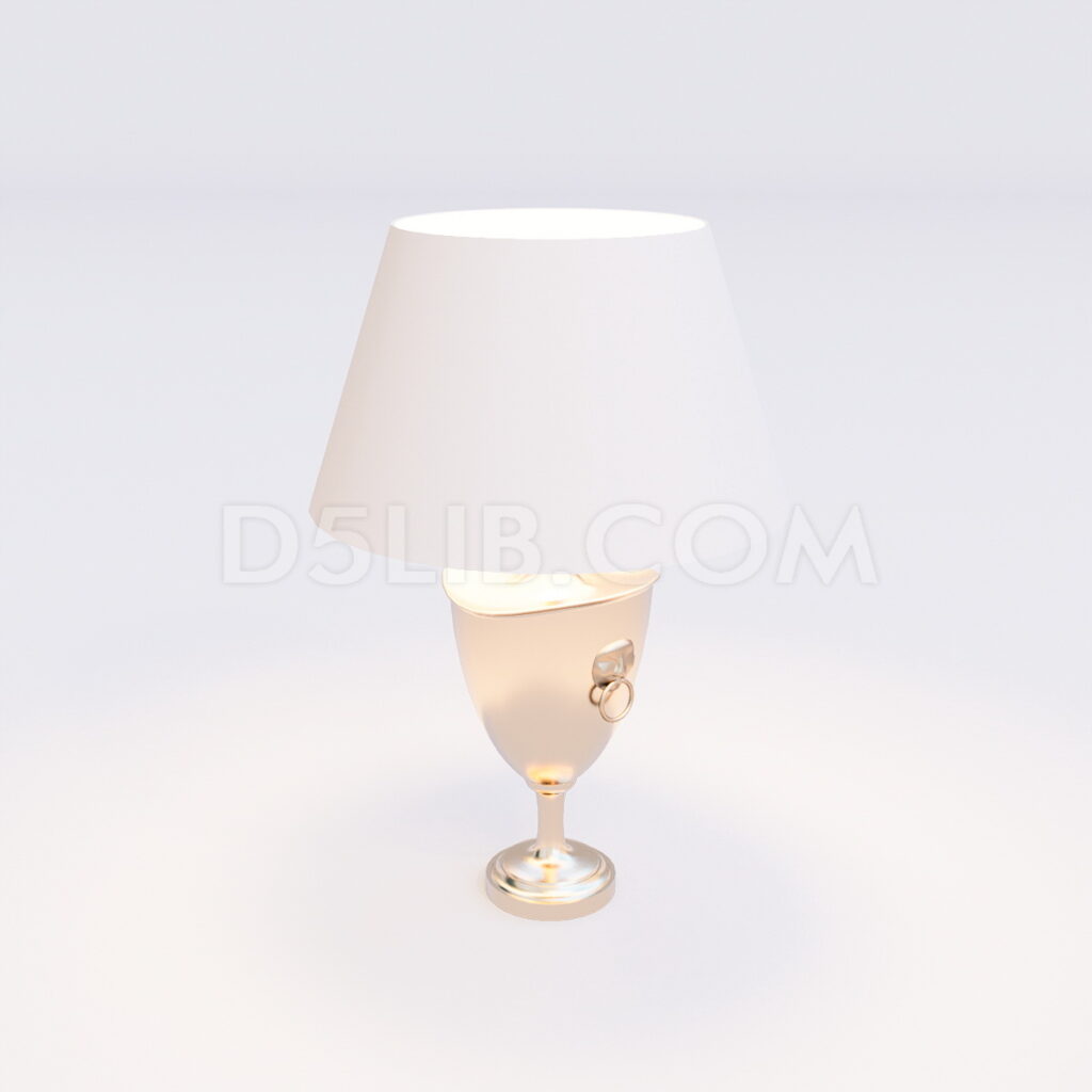 Free Caracole Table lamp Model Assets for D5 Render Download-198