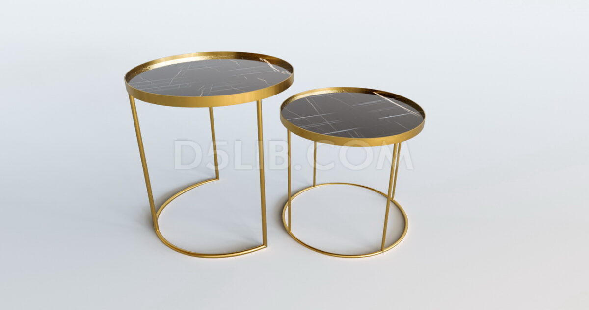 Free Mini Table Model Assets for D5 Render Download-299